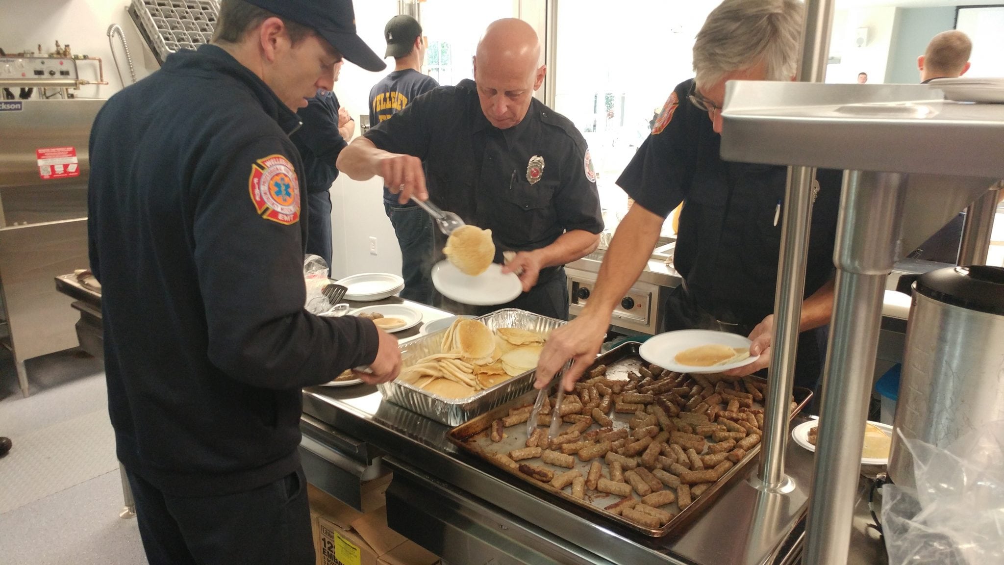 Wellesley firefighters treat seniors to breakfast, safety tips - The ...