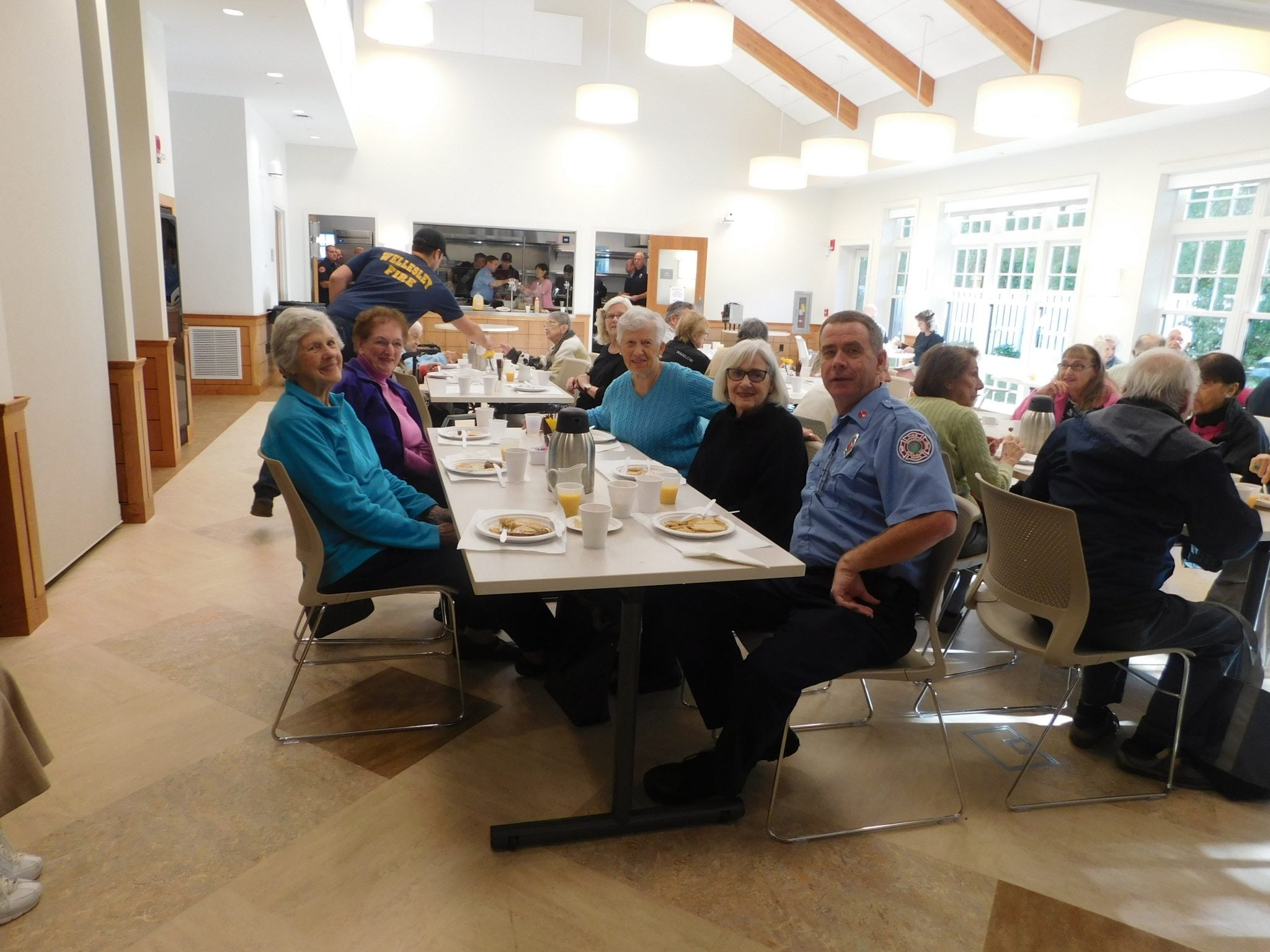 Wellesley firefighters treat seniors to breakfast, safety tips - The ...