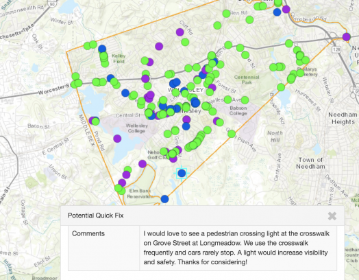 Make your Wellesley street improvement wishes known on map, at public ...
