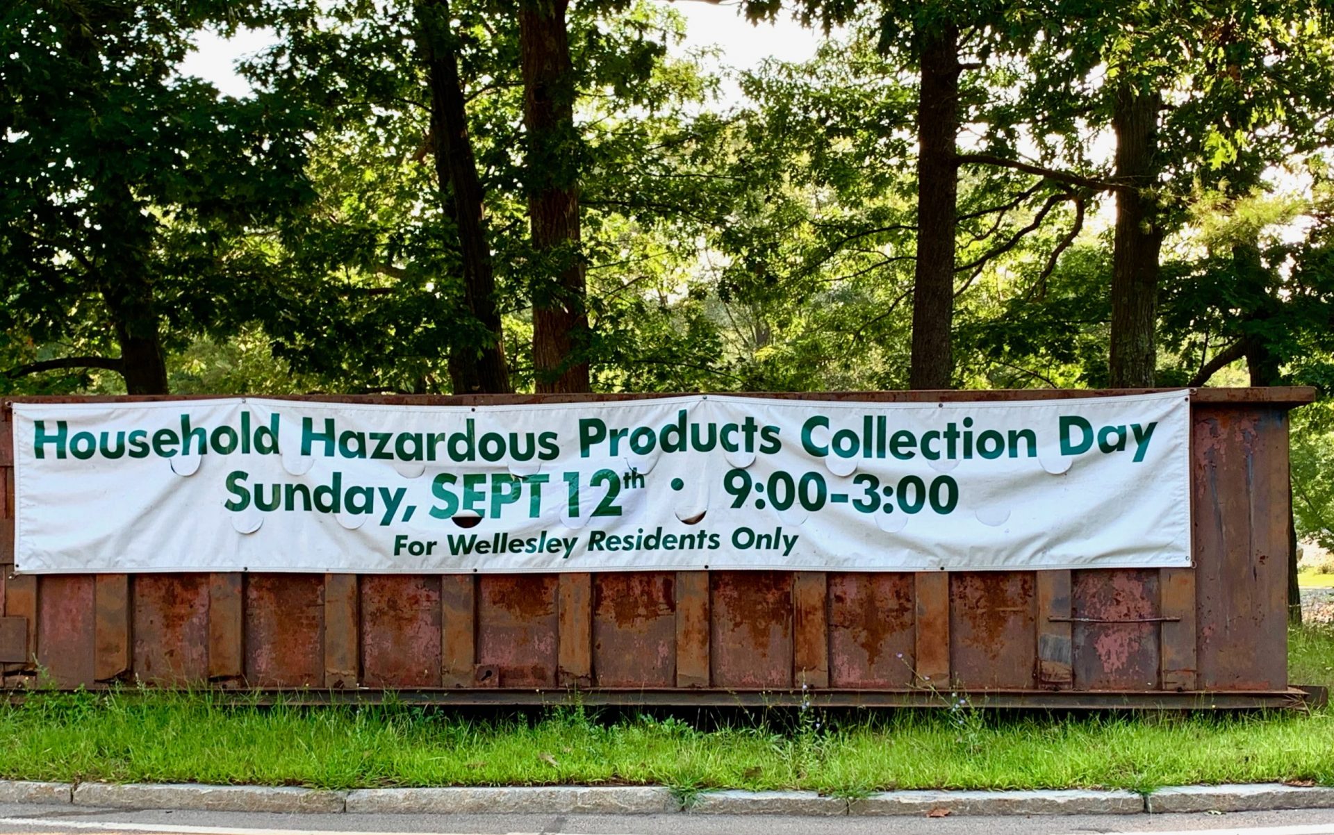 Bring your hazardous household waste and old documents to Wellesley RDF ...