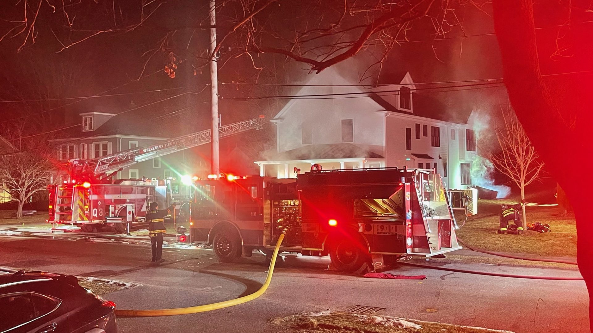 Wellesley firefighters respond to house fire on Paine Street - The ...